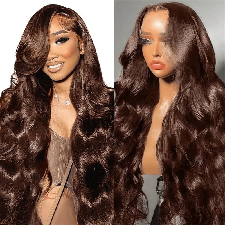 Lemoda 13x6 Lace Frontal Wig Human Hair Deep Wave Pre Plucked Hairline – Lemoda Hair