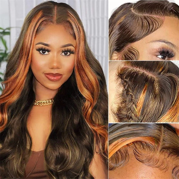 Skunk Stripe Human Hair Wig – Lemoda Hair